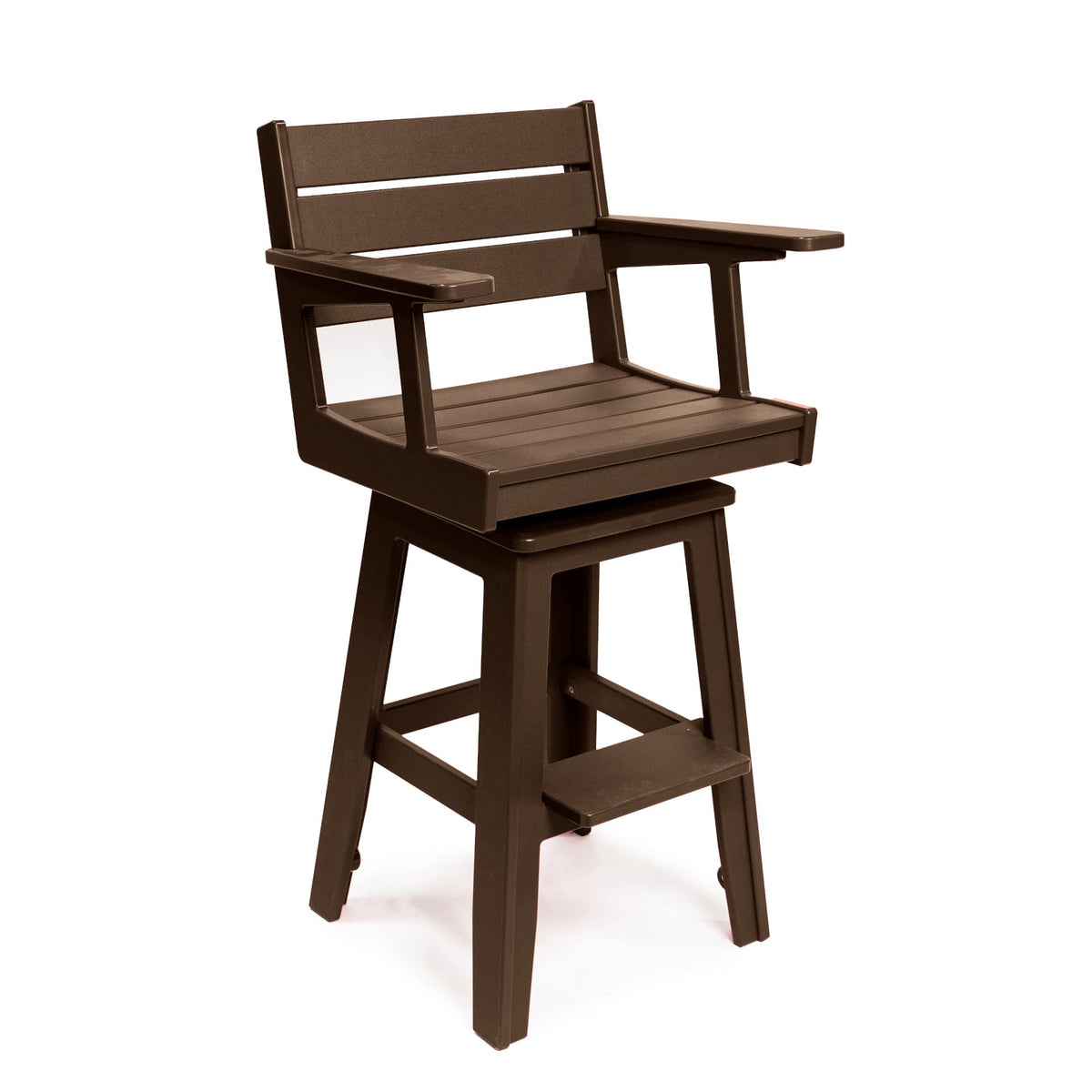 Pub Chair with Arms, Optional Swivel – Polyboard Design