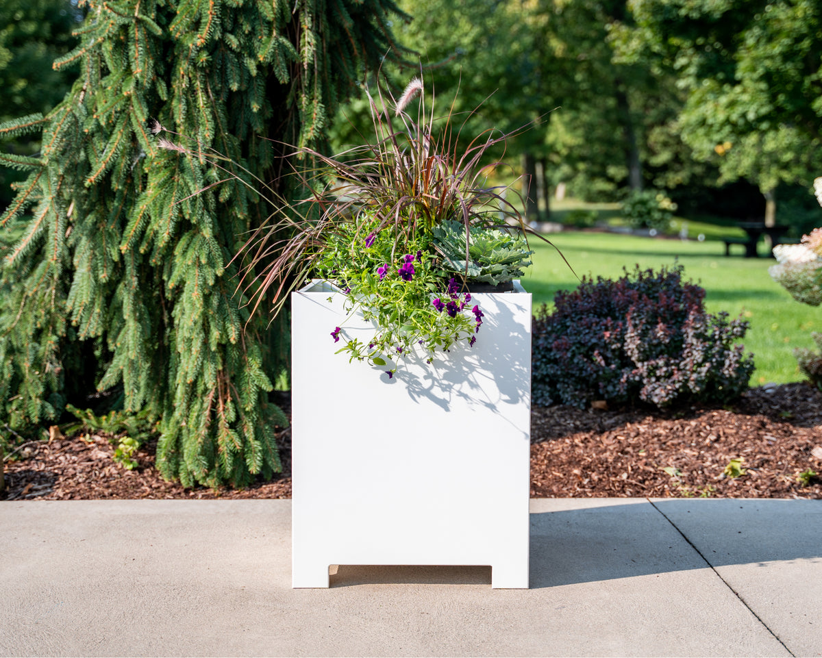Modern Planter Box, Square, Small – Polyboard Design